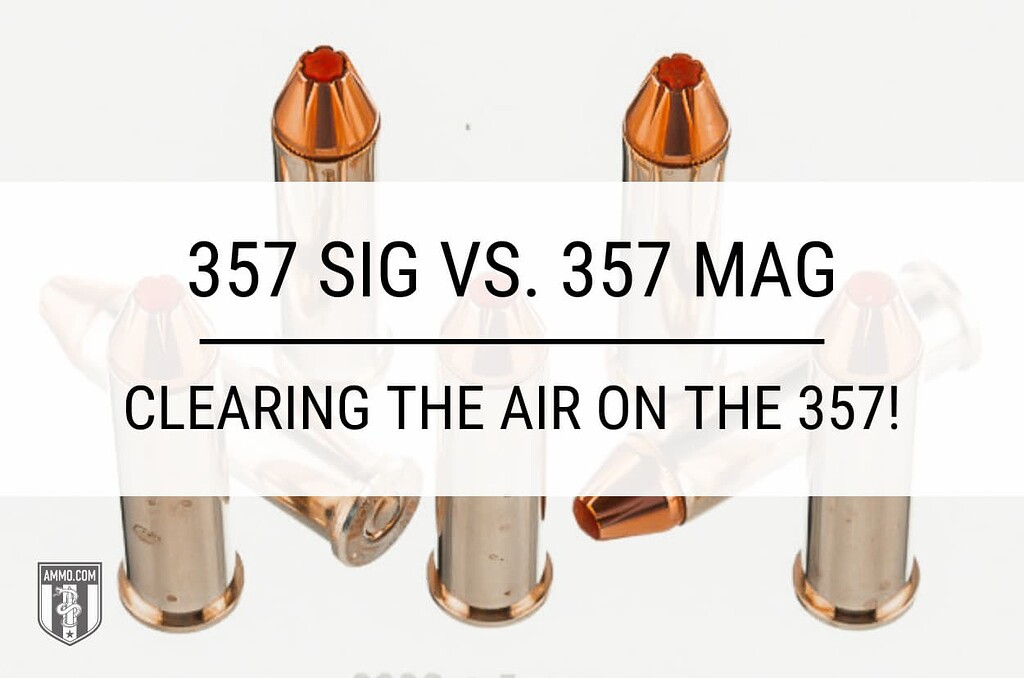 357 SIG vs. 357 Mag: Clearing the Air on the 357! - Public Shooting ...